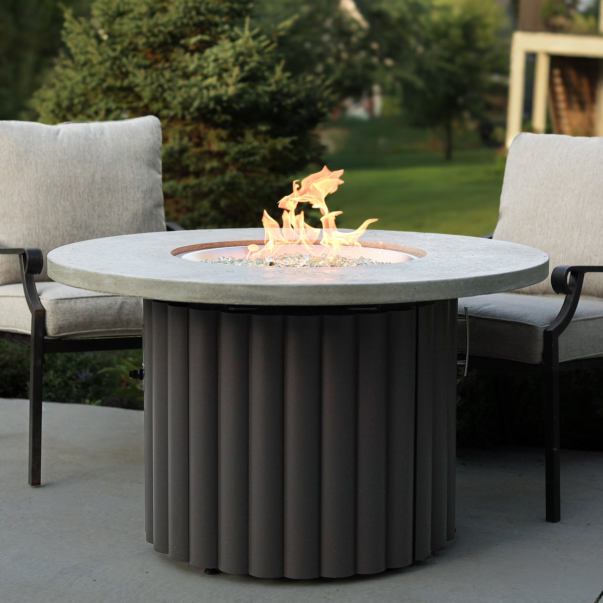 Experience the Latest in Outdoor Luxury with The Reverie Gas Fire Tabl ...
