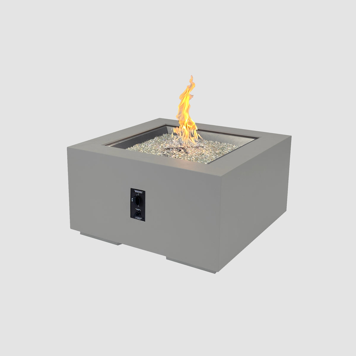 Cove Concrete Square Gas Fire Pit Table – Outdoor GreatRooms