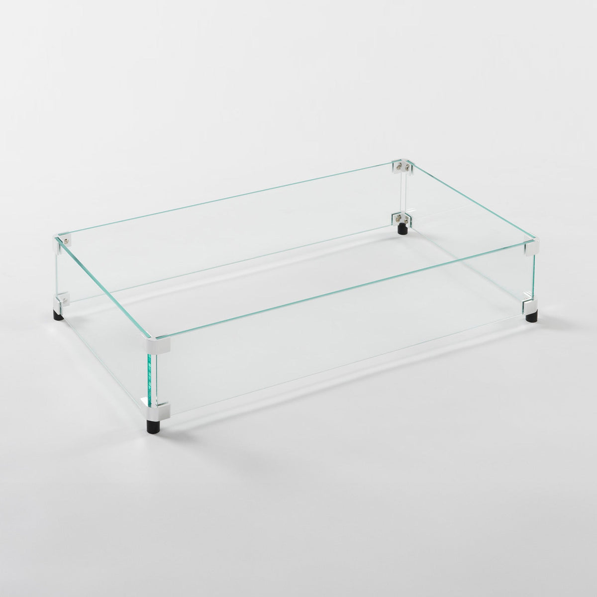 Rectangular Glass Wind Guard | Outdoor GreatRooms